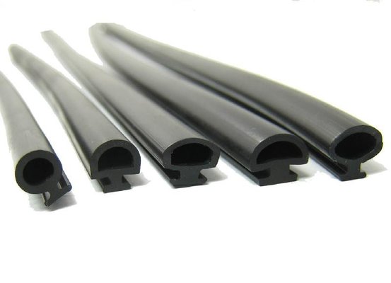 PVC various shape glass shower door plastic seal strip for Vehicle / shower room