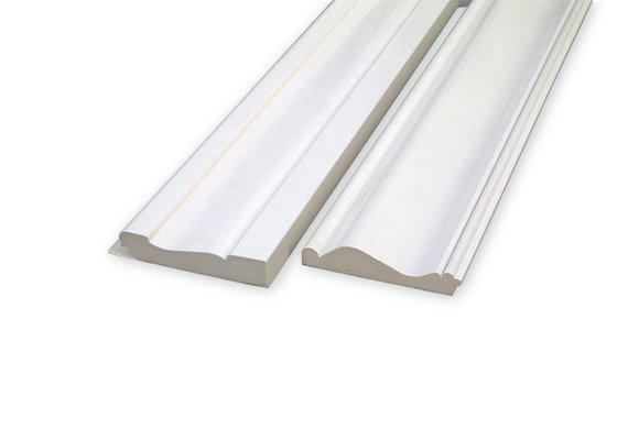 Grey Eco Friendly PVC Extrusion Profiles Wood Plastic Composite For Corridor