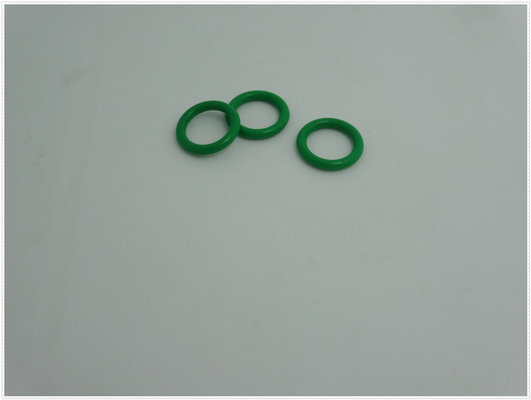 Green Silicone Rubber O Rings / Soft Rubber O Rings Fuel Resistant