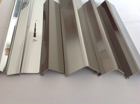 ABS Customised Plastic Extrusion Profiles L shape for decoration window