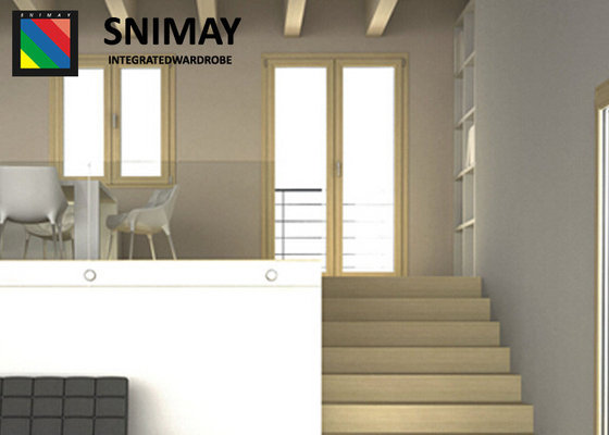 Aluminum Framed modern interior Custom Wood Windows With Sealing trip