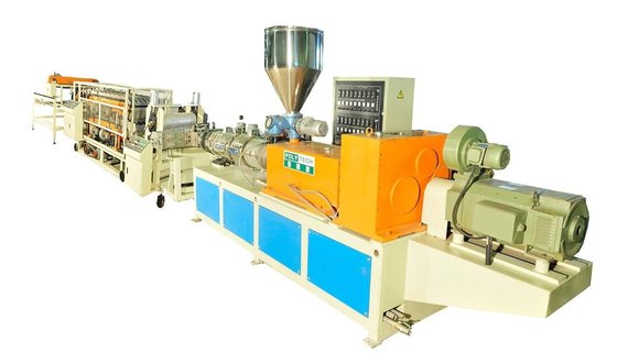 High Efficiency Twin Screw Extruder Plastic Extrusion Equipment Saw-Type Cutting Mode