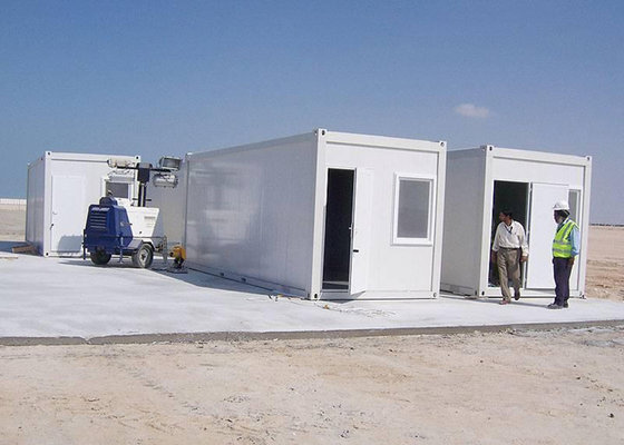 Customized Durable Prefab Modular Housing Construction With PVC Sliding Window