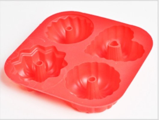 Non-Stick Flower Silicone Kitchenware Cake Mould With FDA / LFGB