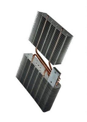 4pcs Heatpipe Extrusion Heat Sink With copper heat pipe Aluminum