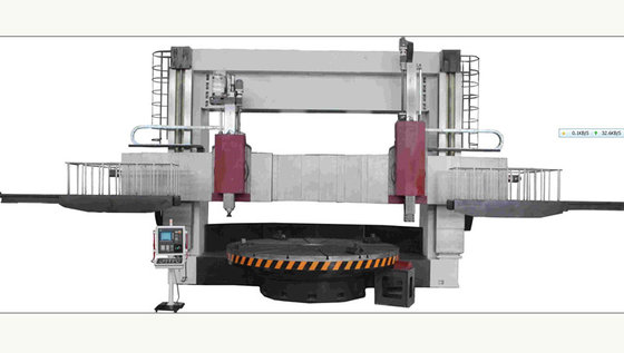 Metal Component Rough Manufacturing Machinery Double Column Vertical Lath