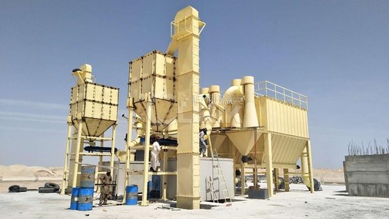 Rock Phosphate Roller Mill Rock Powder Grinder Machine For Calcium Carbonate