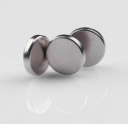 Bright Silver Powerful Neodymium Rare Earth Magnets Customized Shape ISO9001