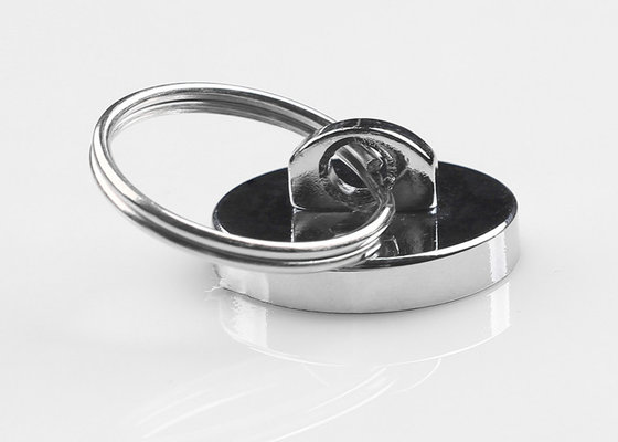 Silver High Power Neodymium Permanent Magnets Ni Coated N35M - N50M Grade