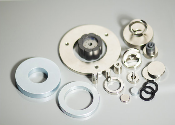 Zn / C - Zn Coated Strong Sintered Neodymium Magnets Generator High Safeguard