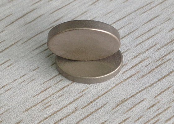 Bright Silver Flexible Neodymium Ring Flat Magnets For Crafts NI Coating