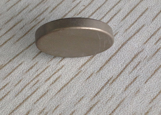 Bright Silver Flexible Neodymium Ring Flat Magnets For Crafts NI Coating
