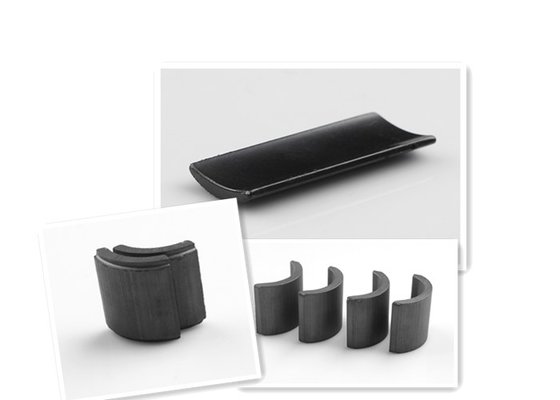 Custom Sintered Ceramic Ferrite Magnets Blocks / Disk / Donut No Surface Coating