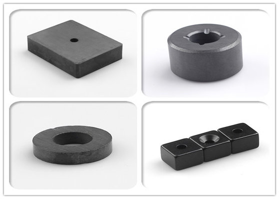 Permanent Ceramic Ferrite Magnets Y35 Y20 Y25 For Fuel Pump / Wiper Motor