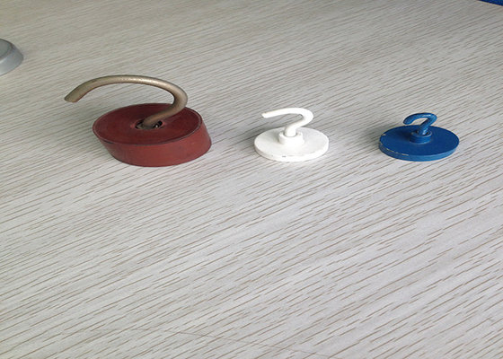 Bonded Strong Magnetic Hooks Magnets With Customized Coated / Adhesive Backed
