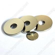 R25X15X10MM strong and permenent 	ring Neodymium Ring Magnets in silver color
