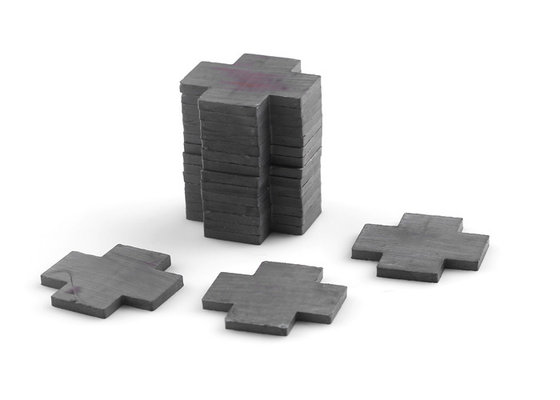 Customized Shaped Ferrite Permanent Magnets , Audio Ceramic Disk Magnets