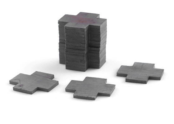 Customized Shaped Ferrite Permanent Magnets , Audio Ceramic Disk Magnets