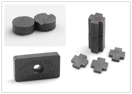 Customized Ceramic Ferrite Permanent Magnet Br 4300Gs Hcj 4400Oe BH 4.6MGOe