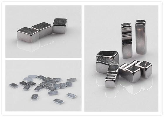 Plata del imán del neodimio del segmento/del anillo del superpoder N52 brillante para la energía eólica