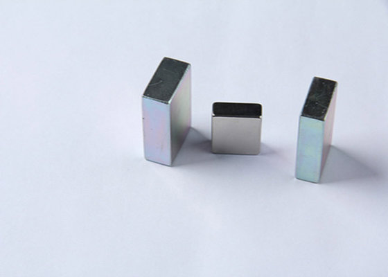 Chinese professional supplier of Zn coated Neodymium block Magnets for robot and wind turbine