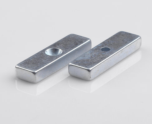 High Power countersink Neodymium Block Magnets Generator VDA6.3 Gold Plated
