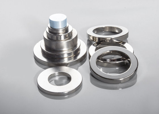 N55 permanent most powerful rare earth magnets , ring NdFeB magnet for car speaker
