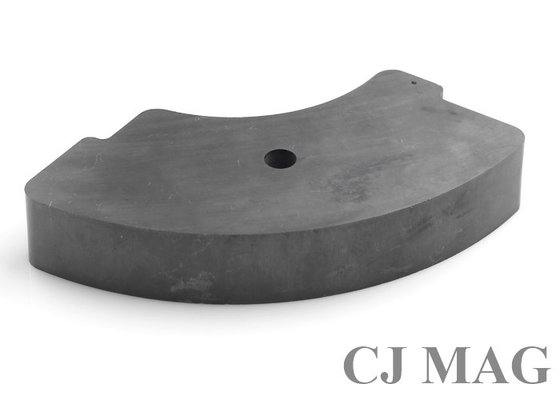 Special shape ceramic ferrite magnets fine smooth surface customized