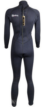 Full Body Neoprene Surf Suit Wet Shorty Suit 3mm Thicknes Black Contrast