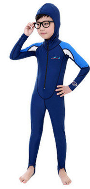 Child Chloroprene Rubber Neoprene Full Body Suit With Hood Environment