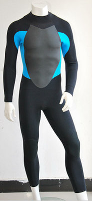 Mens Full Body Neoprene Suit Surf With Mesh Skin trim chest and back