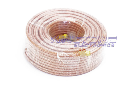 RG6 Copper Conductor CATV Coaxial Cable with Golden F Connector for Antennas