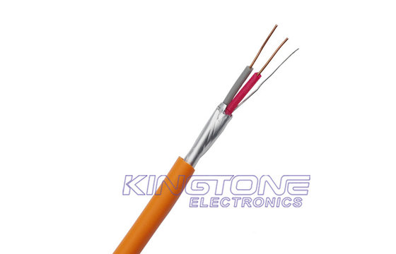 FRHF 2 Cores Fire Resistant Cable Solid Bare Copper with Silicone Insulation