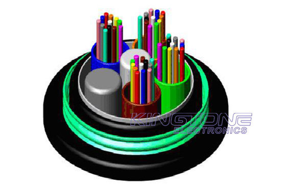 2 ~ 24 Core Long Distance Fiber Optic Network Cable PE Jacket