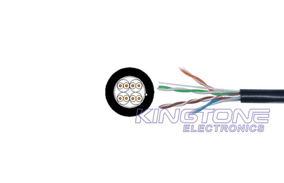 Outdoor PE Jacket UTP CAT5E Network Cable 4 Pairs Ethernet Cable