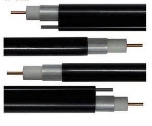 Welded Aluminum Tube QR 540 Trunk Coaxial Cable , 3.15mm CCA  with PE Jacket