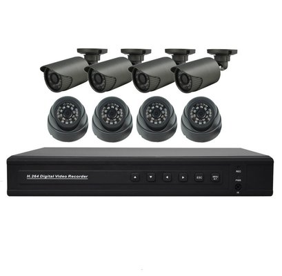 ビデオ管理システム 8CH 720P AHD の保安用カメラのキット System/HD-AHD DVR のカメラのキット