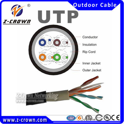 China Factory Indoor/ Outdoor Cheap High Quality 305m UTP Cat5e Network Cable