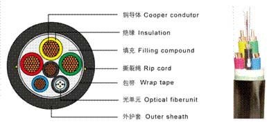 optical fiber composite low-voltage cable