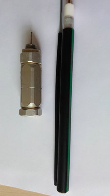Trunk Cable CAVT Coaxial Cable 565 Aluminum Tube  Cable HFC PE Jacket