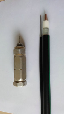 Distribution Trunk Cable 625  Aluminum Tube Cable 2.77mm Steel Messenger