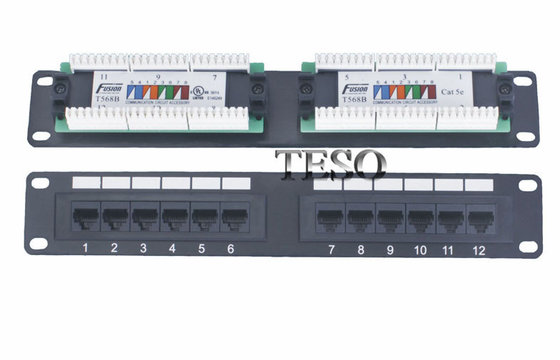 Metal RJ45 Ethernet Patch Panel