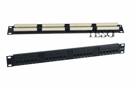 24 の港 RJ45 のイーサネット パッチ盤