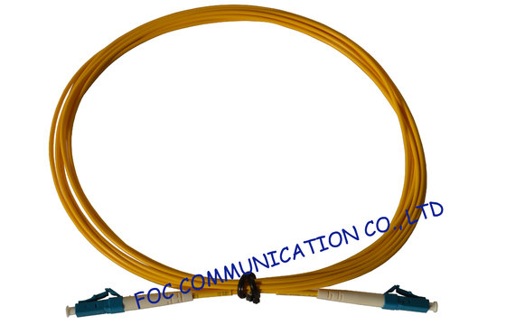 LC To LC Singlemode Fiber Optical Patch Cord 3.0mm For WAN and LAN Systems