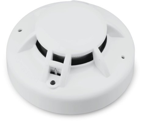 4-Wire Conventional Smoke and Heat Detector Compatible with Conventional Fire Panels