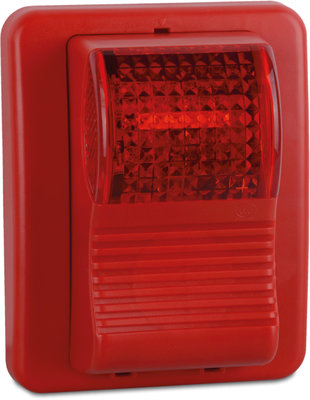 High Intensity LED Cluster Conventional Sounder Strobe Compatible with All Conventional Fire Alarm Panels