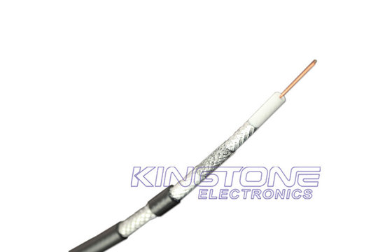 RG6 Quad CATV Coaxial Cable 18 AWG CCS Conductor with CMR PVC Jacket for Camera