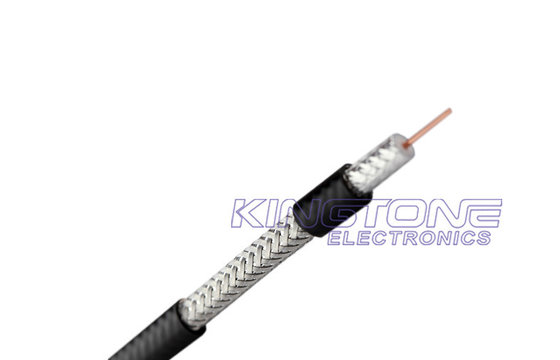 RG6 CATV Coaxial Cable 18AWG CCS FPE UL UL CMR PVC for Ethernet in High Speed
