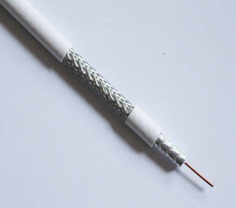 Anti-Interference F660BVM-BW RG6 Coaxial Cable 75 Ohm CATV Coaxial Cable With Messenger