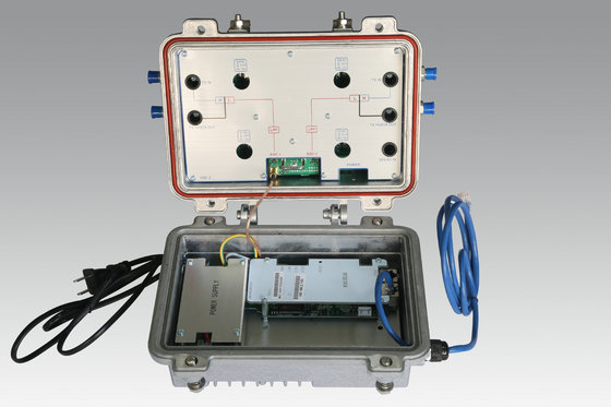 Outdoor CSMA / CA Protocol CATV Optical Receiver for Ethernet and Coaxial Cable Network